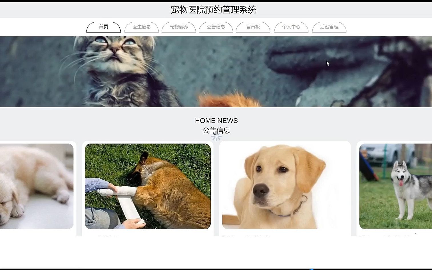 毕业设计答辩 | 宠物医院预约管理系统的设计与实现,答辩现场不慌,答辩...