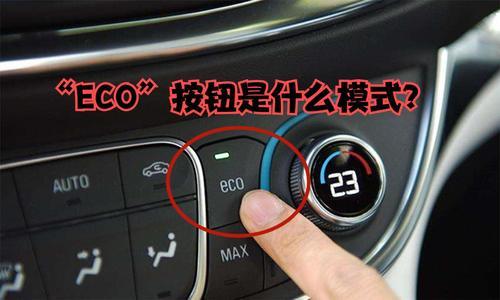 车上的“ECO”按钮是什么模式?懂车人:这个都不懂,车白买了