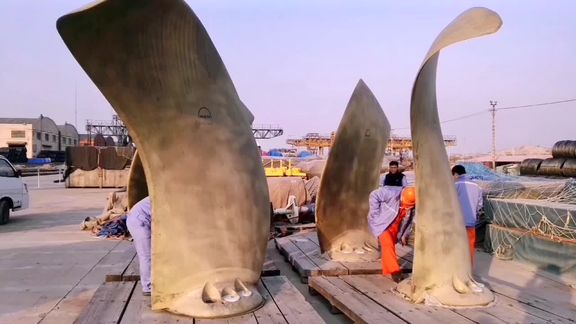 #变距螺旋桨叶安装回放…@抖音短视频