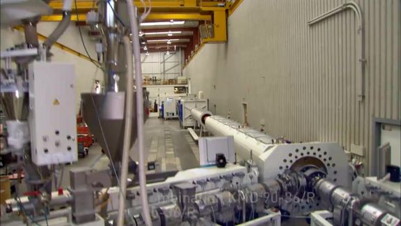 500毫米直径成套生产线PVC泡沫塑料管