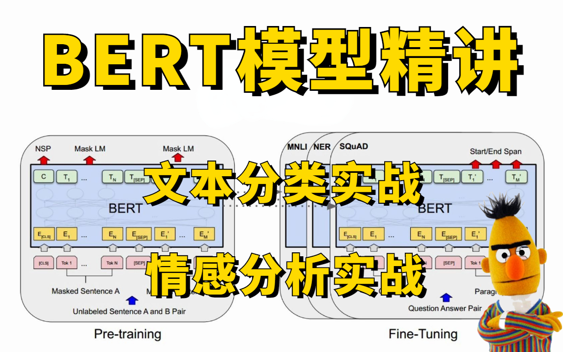 【BERT模型精讲】基于BERT模型的文本分类实战和情感分析实战...