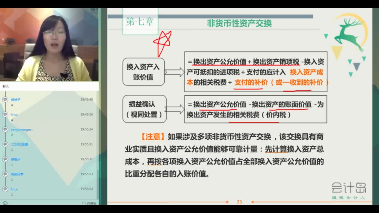 以公允价值计量的非货币性资产交换的会计处理(7章)