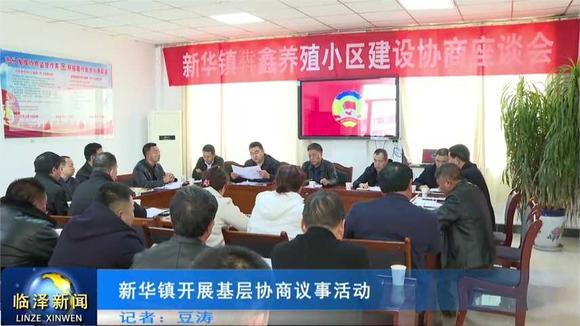 新华镇开展基层协商议事活动
