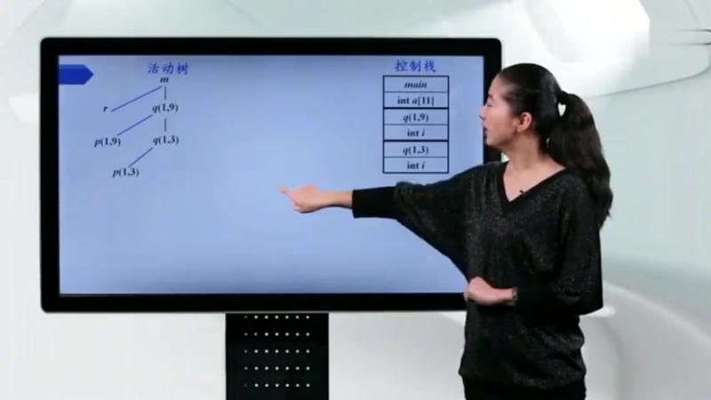 哈工大老师主讲编译原理:7.3,栈式存储分配