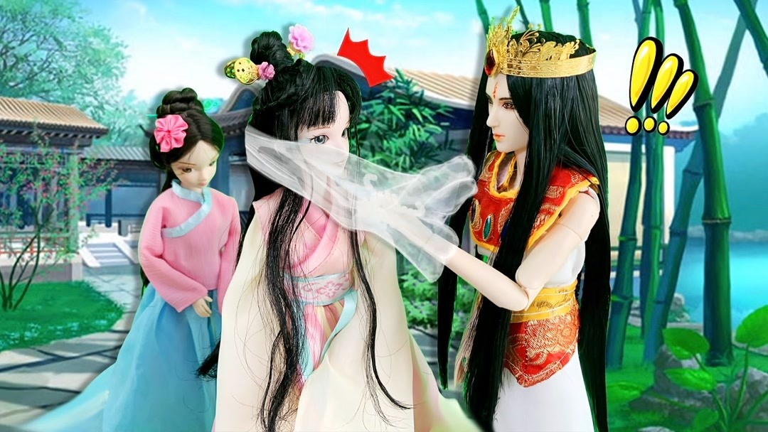 叶罗丽古装故事 罗丽公主面纱掉落 火领主发现她的真实身份