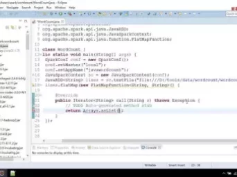 6.Spark - 开发环境(wordcount)-java&python版