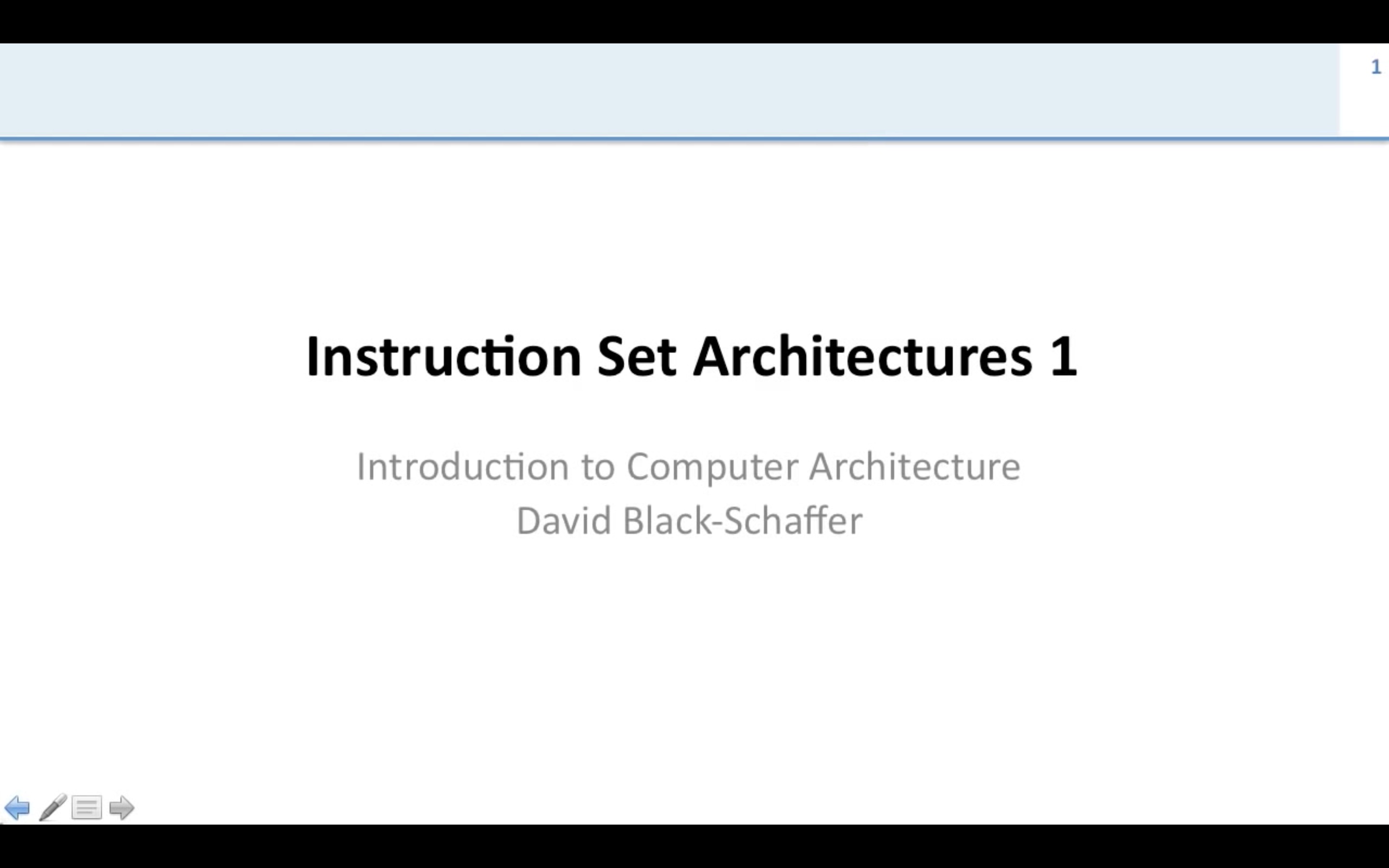 MIPS指令集架构入门教程 1.1 Introduction to the ISA