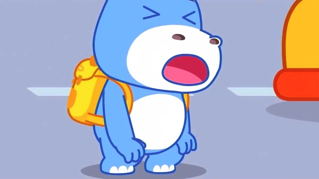 儿童启蒙小朋友安全坐校车