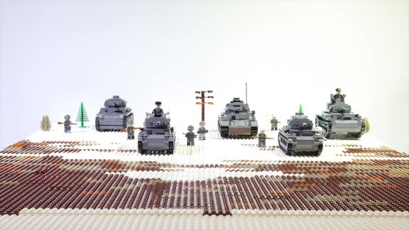 积木定格动画:莫斯科最后的战争