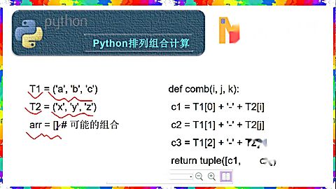 跟着包老师学python二级07python排列 蚂雅机器人玩得趣