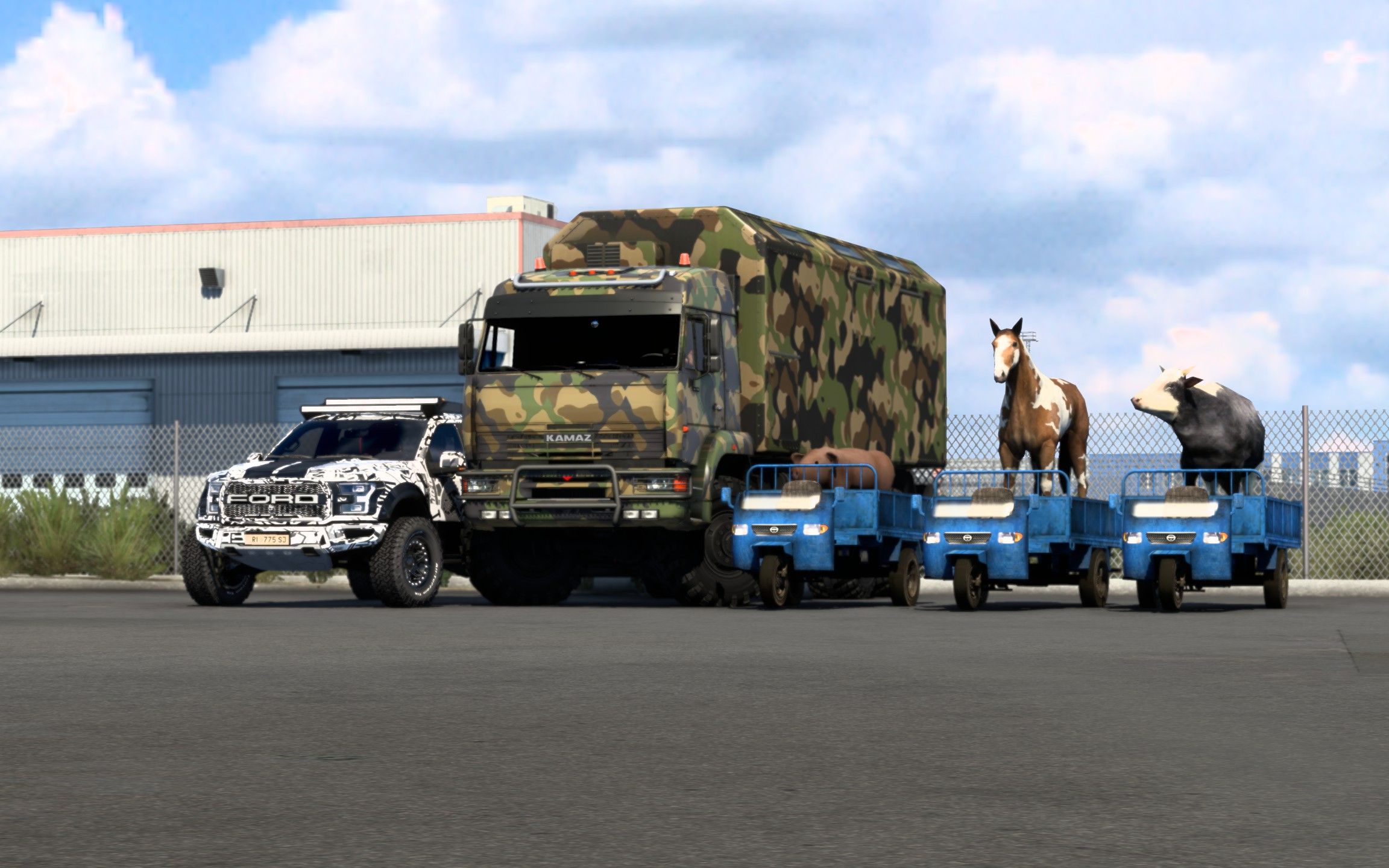 欧洲卡车模拟2 - 2K专享 | 山路 | 轮椅 | 手扶拖拉机 | 三蹦子 | 越野 | 搞笑 ...