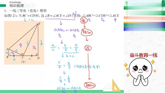 精讲中考数学压轴几何相似三角形模型技巧