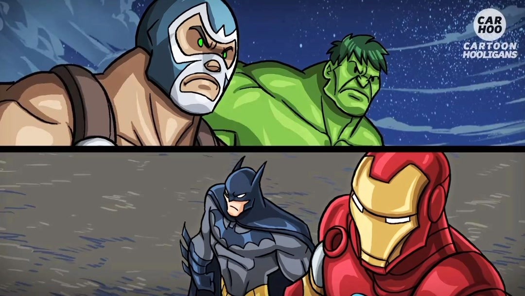 绿巨人VS钢铁侠---自制动画小游戏!