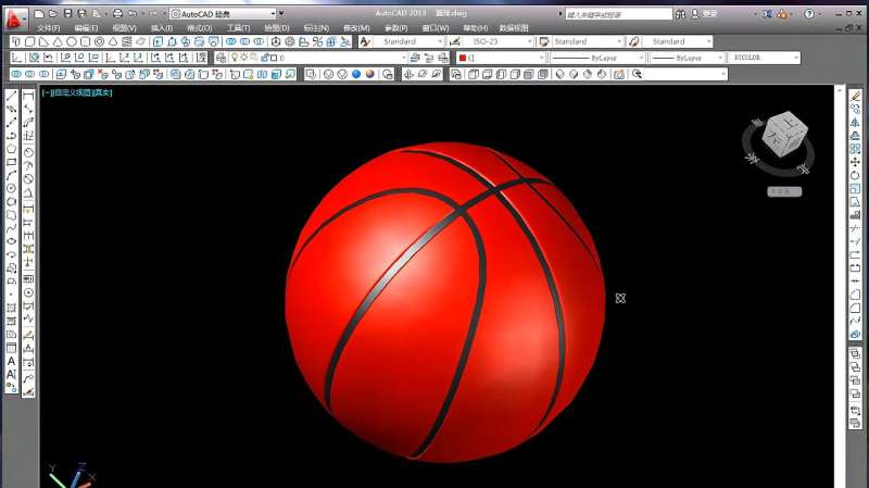 海滨CAD篮球建模