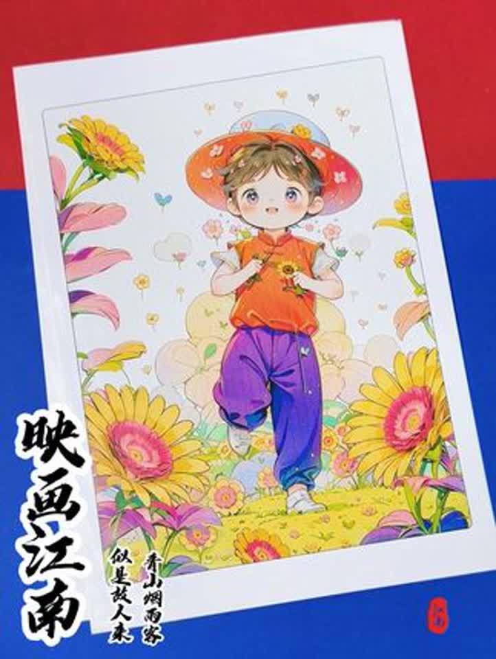 清新治愈系Q版萌宝,这就是童年的味道吧~ 人物生动可爱,背景丰富多彩...