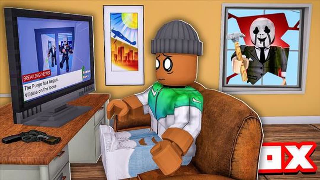 Roblox抢劫故事:入室抢劫躲在衣柜,结果被关在地下室暴打!