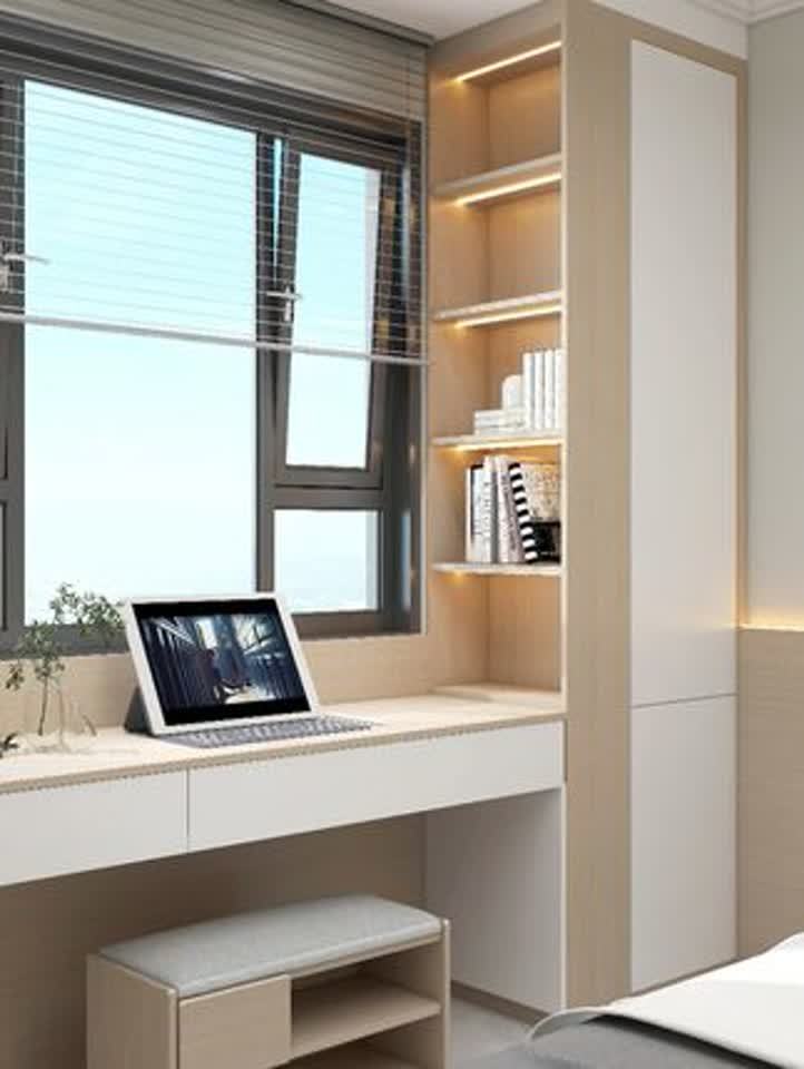 #装修 #室内设计 现代简约卧室