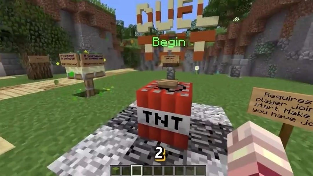 我的世界搞笑提问无视三刀流打法的阿神小分队:炸弹冲鸭