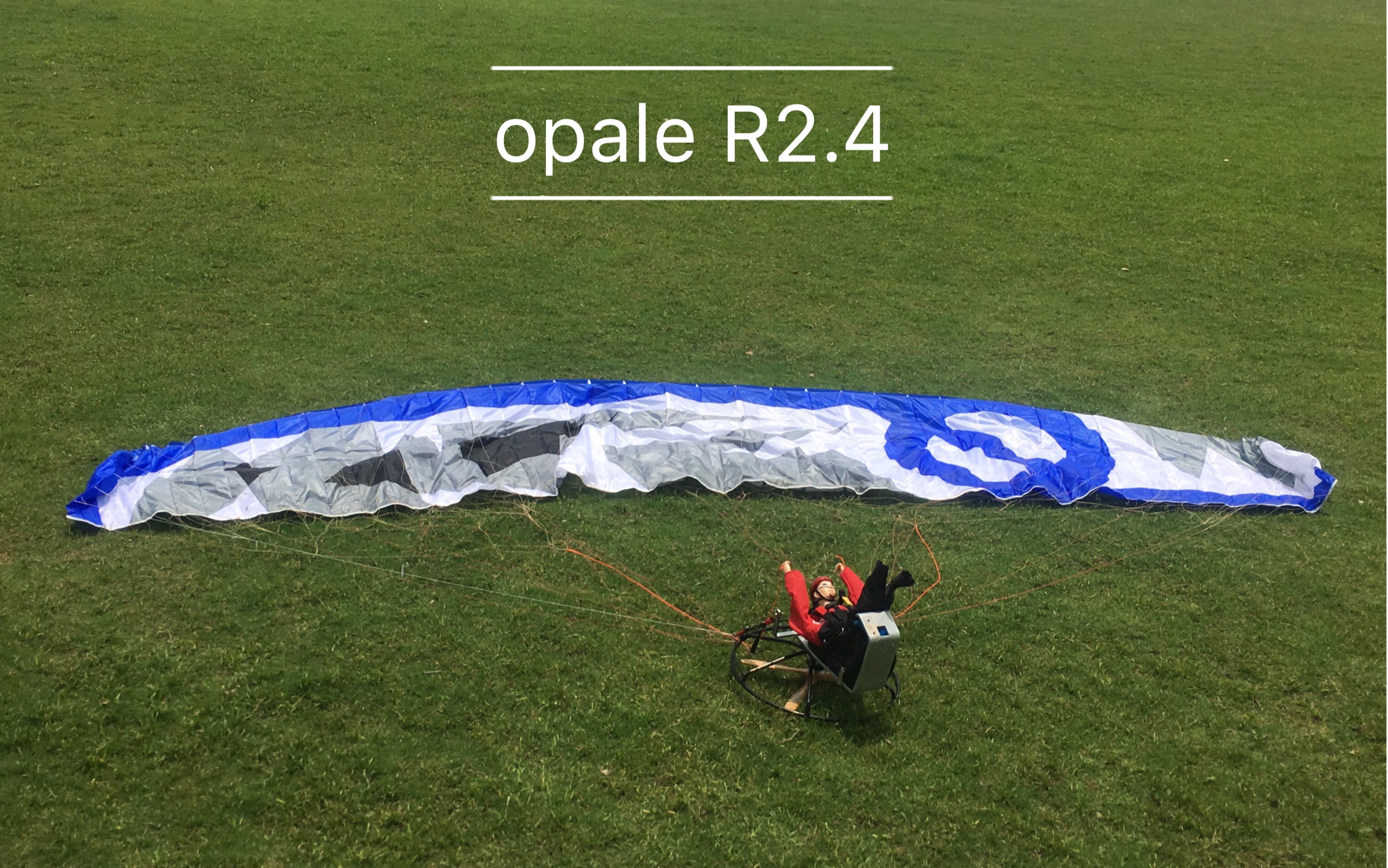 遥控动力滑翔伞 航模滑翔伞 opaleR2.4