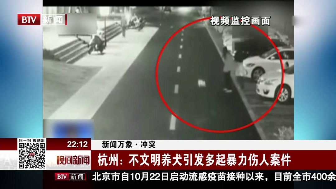 杭州:不文明养犬引发多起暴力伤人案件