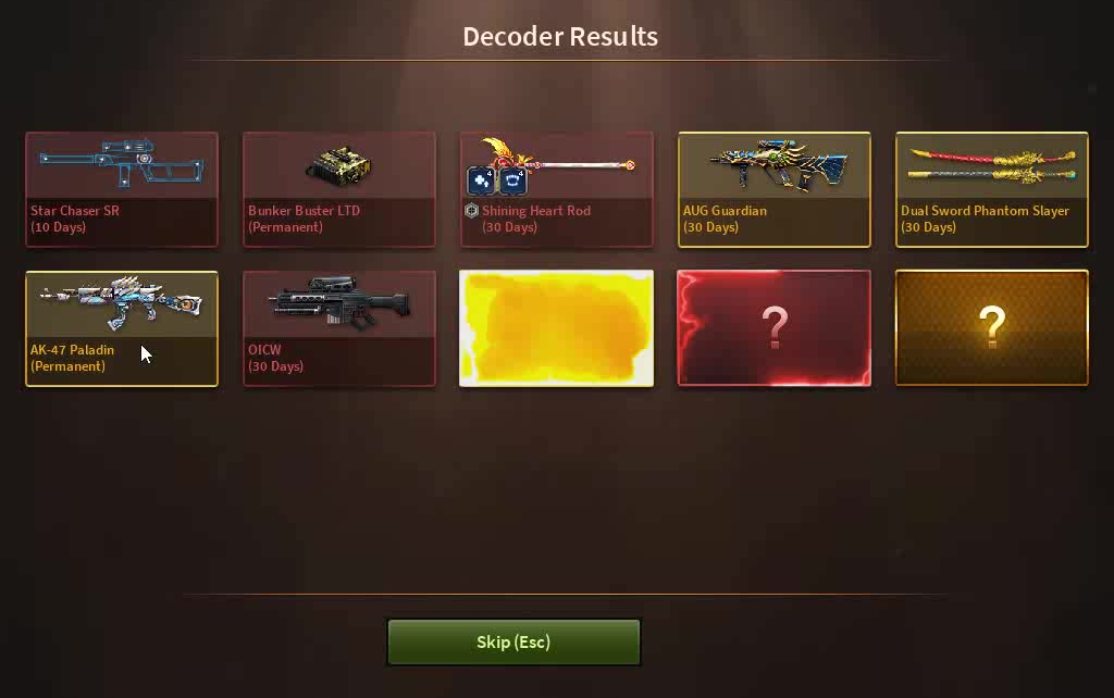 csol美服50个芯片氪金 经典老神器