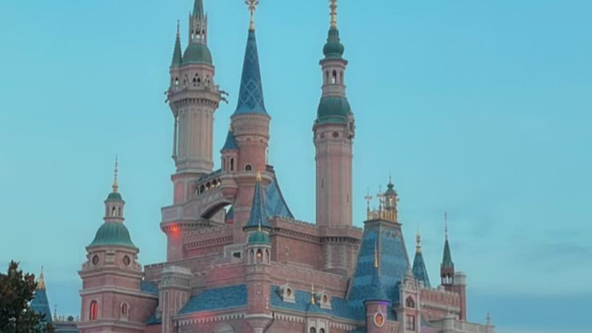 全世界都知道我已经长大,只有迪士尼守护着我的童话#梦幻城堡