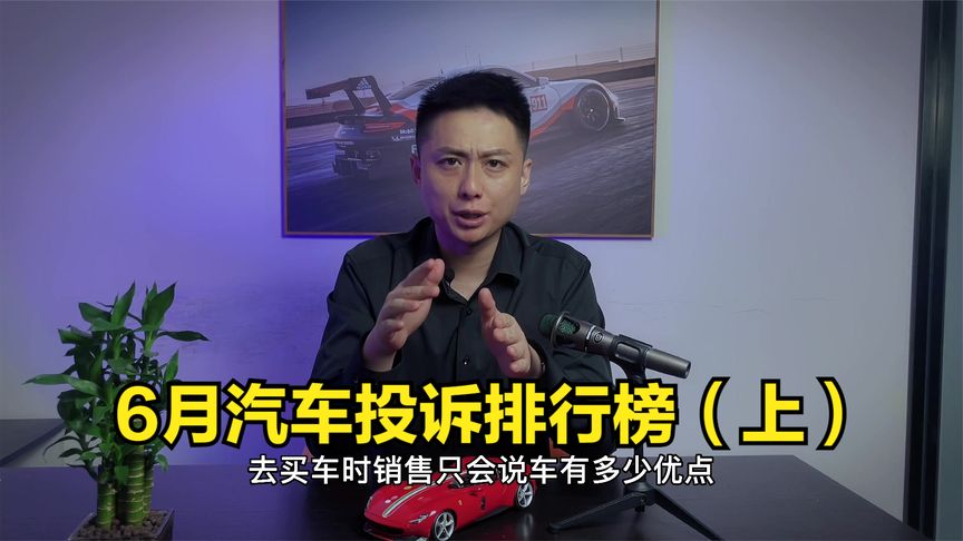 6月汽车投诉排行榜(上)