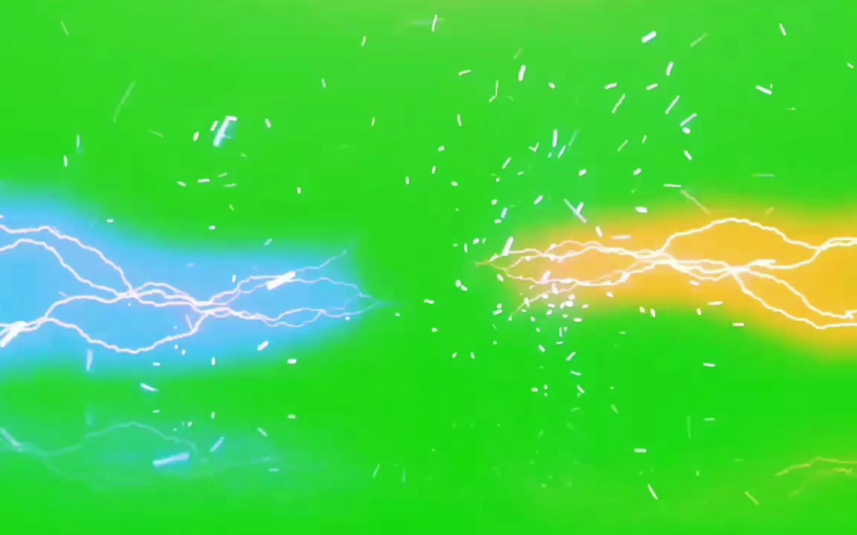 绿幕抠像高清免费视频手机剪辑素材法术撞击特效