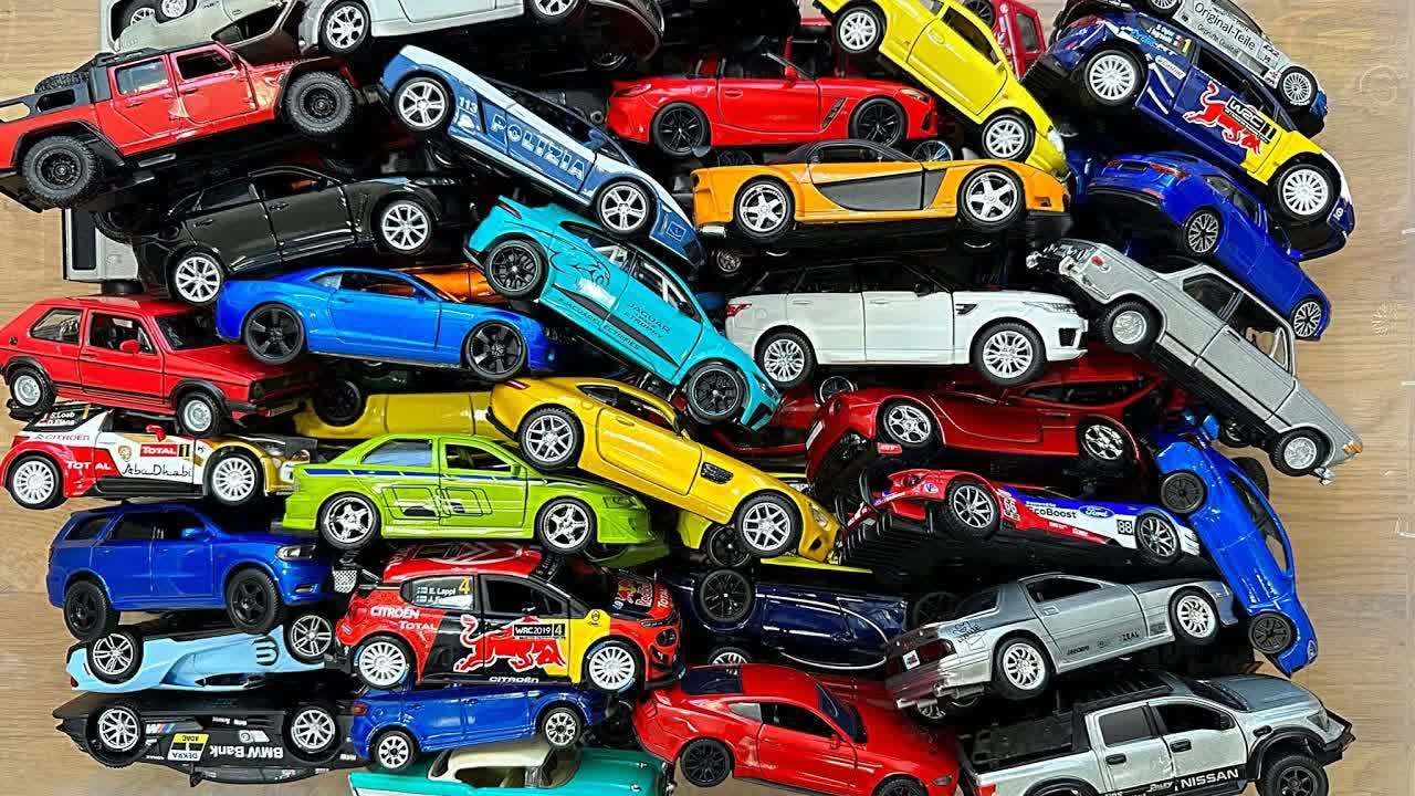 选择精美模型车进行展示