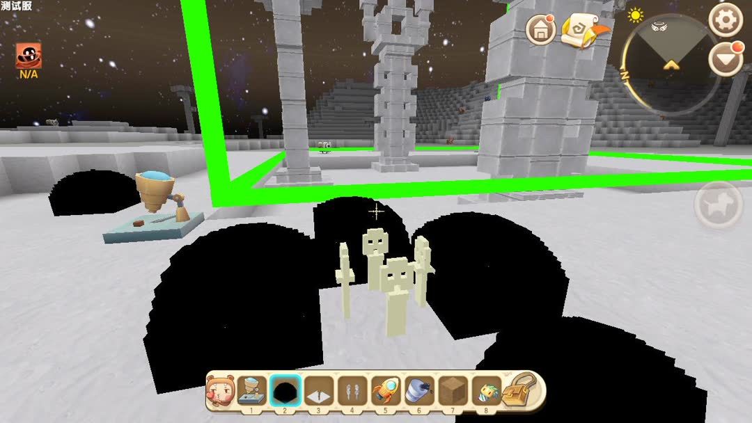 迷你世界:模型复制器,石巨人的家直接复制出来!石巨人消失了