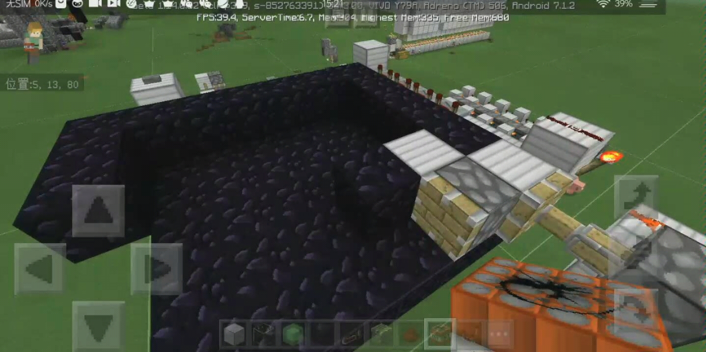 我的世界pe刷活塞