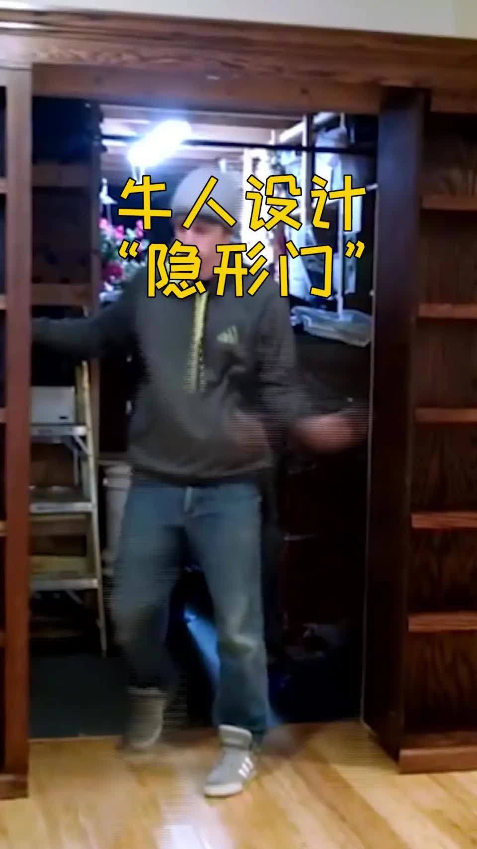 牛人设计"隐形门",不注意发现不了!