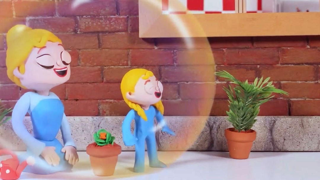 童年趣味动画:住在泡泡里面的公主,还有她的妈妈