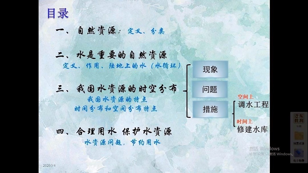 4.1水资源及其开发利用