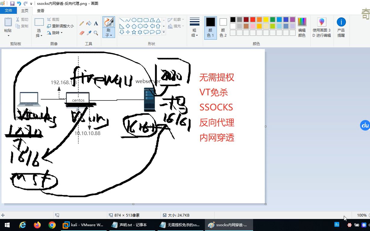 红队渗透-内网穿透-免杀且无需提权的ssocks内网穿透之反向代理上线...