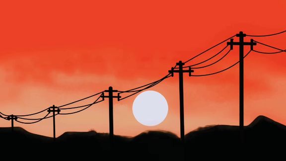 #晚霞 #夕阳 #落日黄昏 #风景 #画画