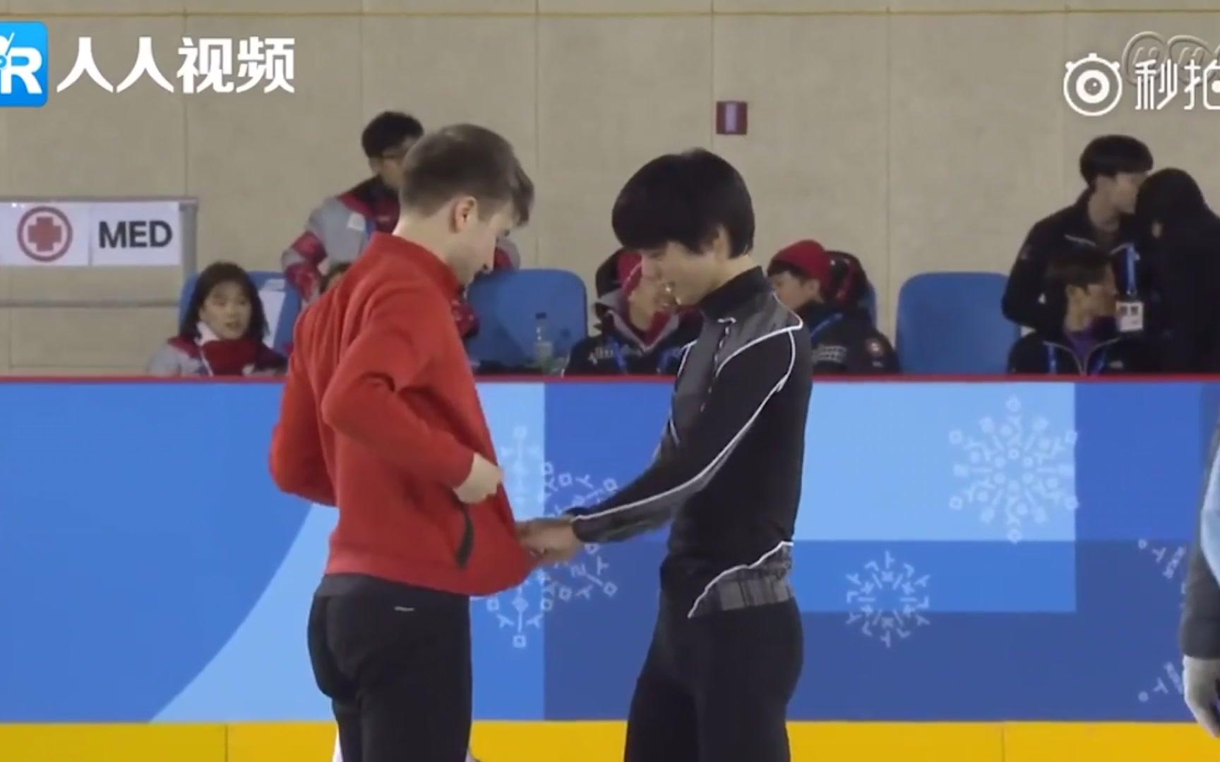 羽生结弦.金博洋.戈米沙.宇野昌磨.车俊焕【平昌奥运会表演排练花絮】...