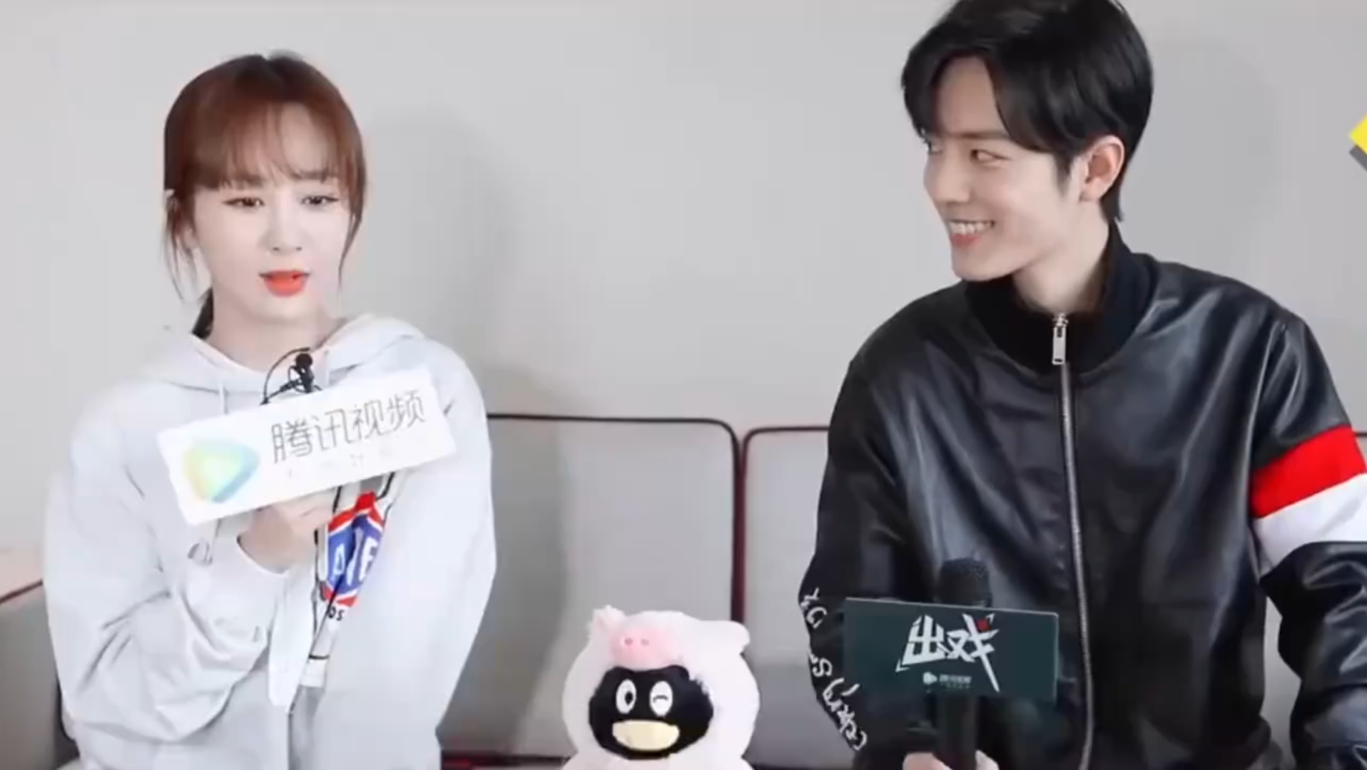 杨紫肖战出戏采访,肖战的冷笑话把杨紫给冷到了