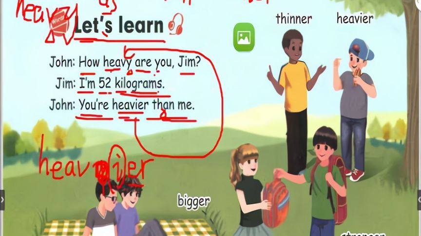 六年级英语下课文讲解第1单元第4课时