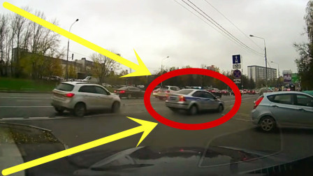 警车猛撞转弯SUV,这责任算谁的,警察也要负责吧!