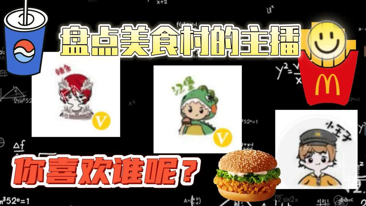 迷你世界:盘点"美食村"主播!以食物为名的他们你最.