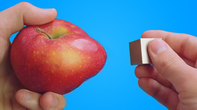 钕磁铁对水果有作用吗?牛人亲自测试,下一秒太神奇了!