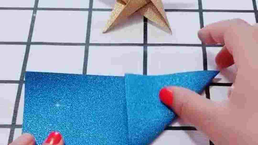 国旗上的五角星手工制作国庆