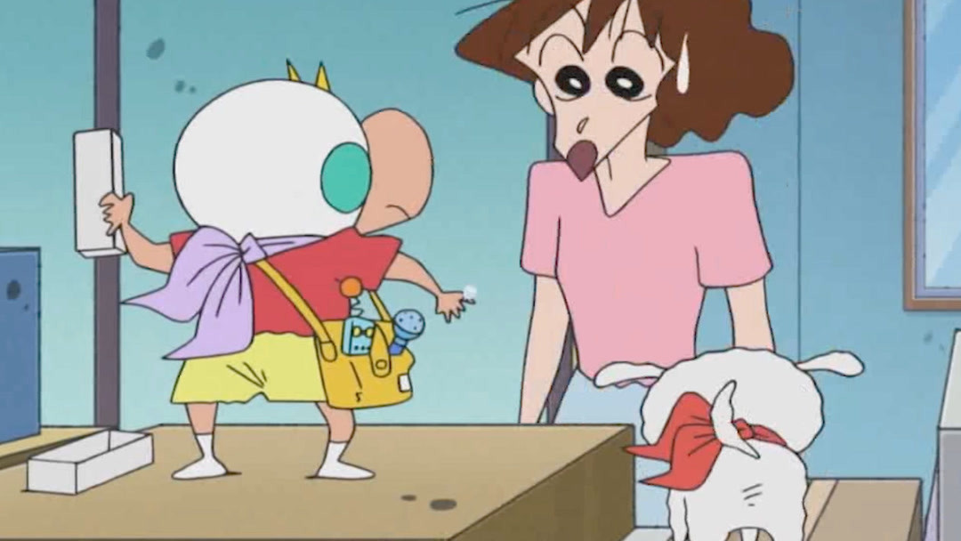 蜡笔小新:寻宝意外发现妈妈的大钻戒,小新却把他掉在垃圾堆中