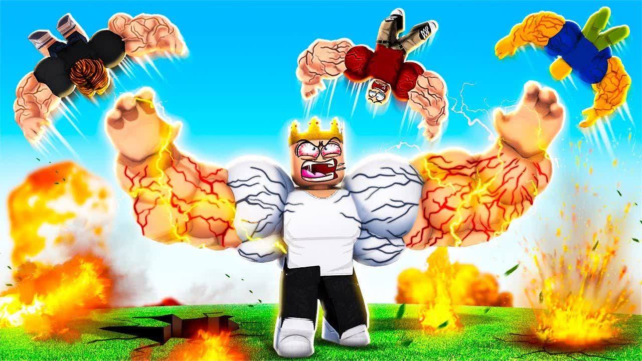 Roblox强力战士模拟器:变身超级大力士!超级英雄来袭!小格解说
