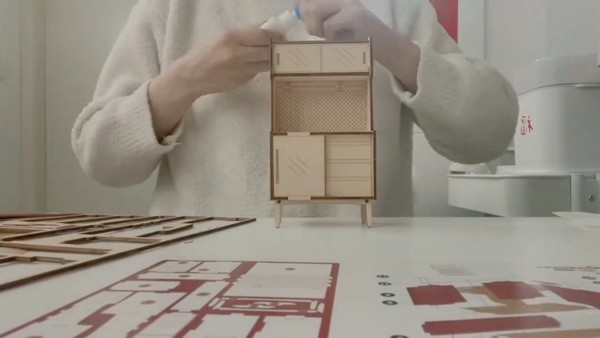 沙盘模型材木质家具开箱体验