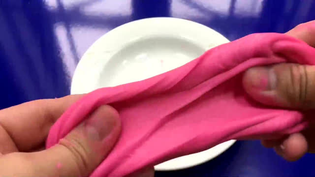 橡皮泥制作黏液!完全不需要胶水,都是家中能找到的材料!
