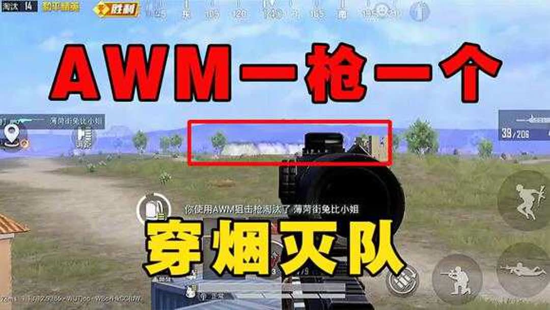 太夸张了,AWM一枪一个穿烟灭队,对面都要举报了