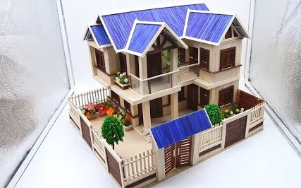 手工制作房屋模型7