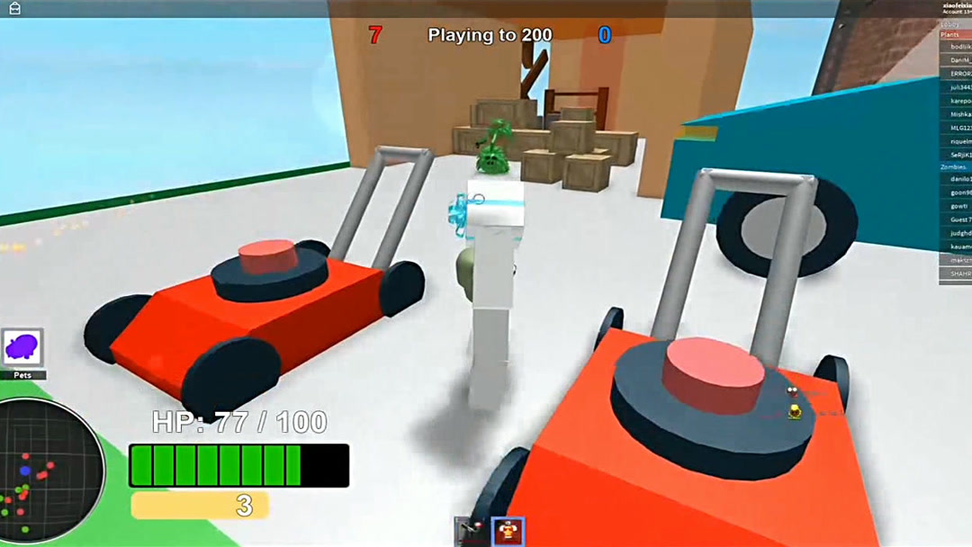 Roblox植物大战僵尸花园战争模拟器彩操作获得MVP